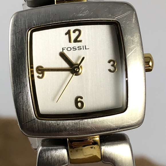 Fossil | Accessories | Vintage Fossil F2 2 Tone Gold And Silver Watch ...